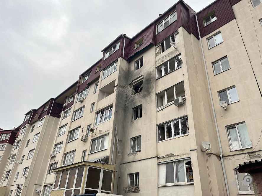 Последствия обстрела Белгорода. Фото - последние новости Белгорода сегодня на go31.ru